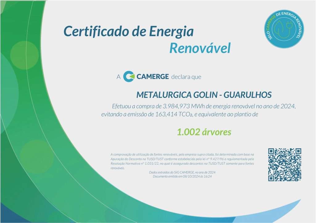 GOLIN | Metalúrgica Golin S/A