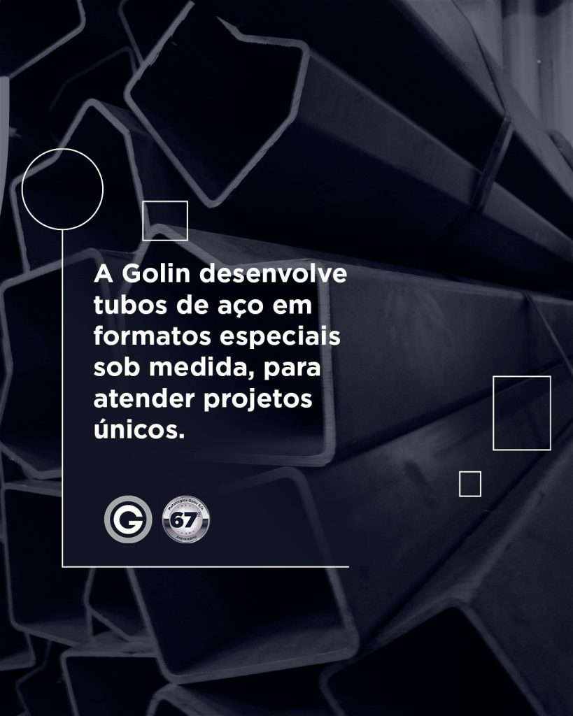 Tubos de aço em formatos especiais sob medida | Golin