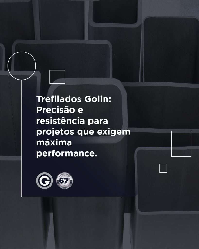 Precisão e resistência em cada detalhe: tubos trefilados Golin!